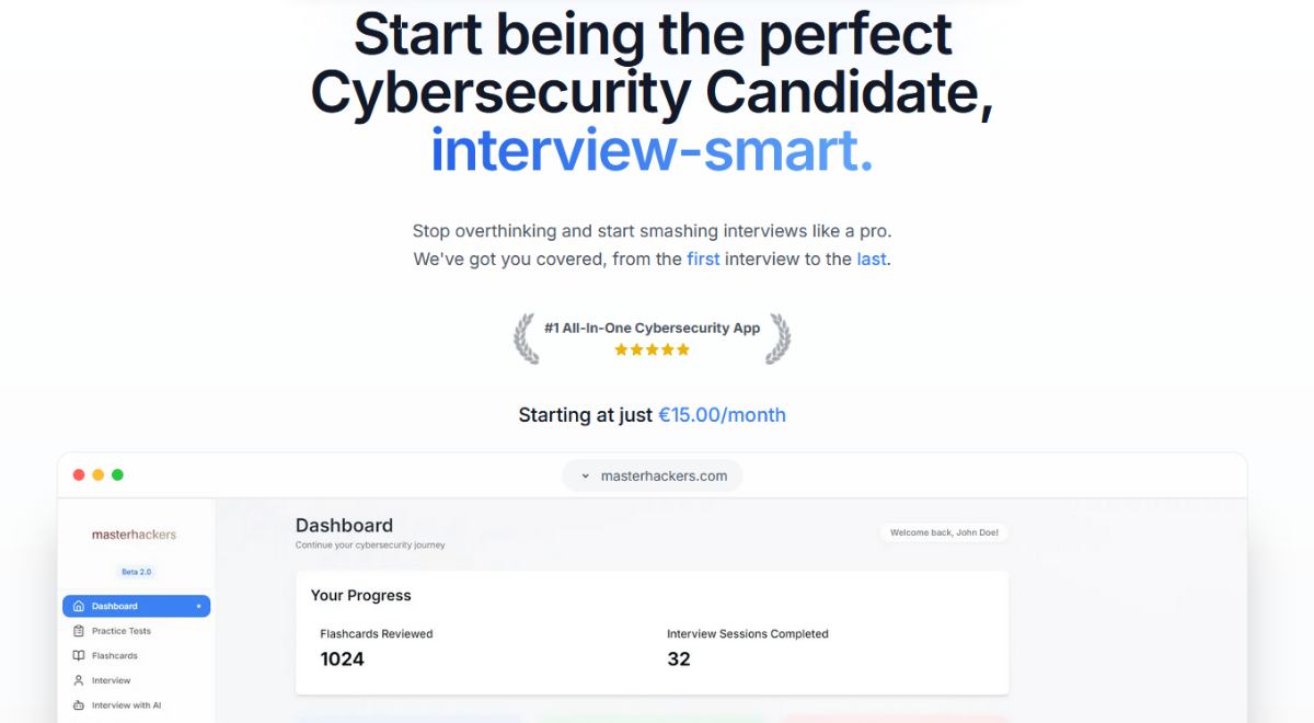 MasterHackers | Cybersecurity Interview & Certification Preparation